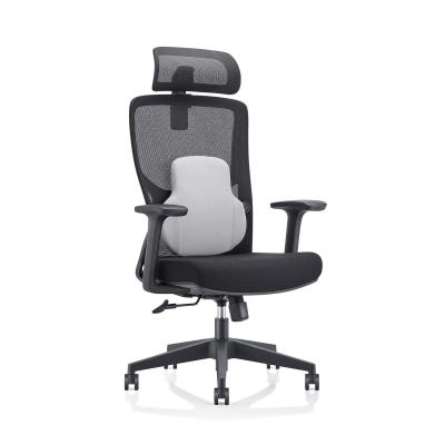 China High Black Mesh Fabric Office Chair with Lumbar Support and BIFMA Standard Certificate for sale