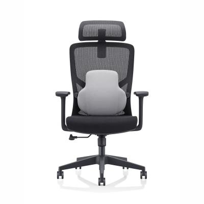 China High Black Mesh Fabric Office Chair with Lumbar Support and BIFMA Standard Certificate for sale