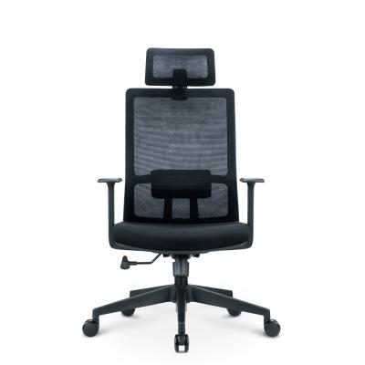 China Modern Style Swivel Chair in Black Mesh Fabric for Ergonomic Office and BIFMA Standard for sale