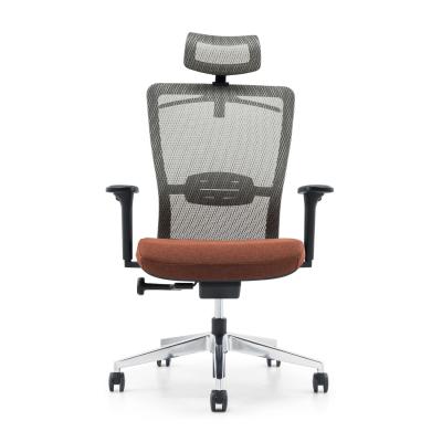 China Certificate BIFMA Standard Luxury Ergonomic Executive Office Chair with Headrest for sale