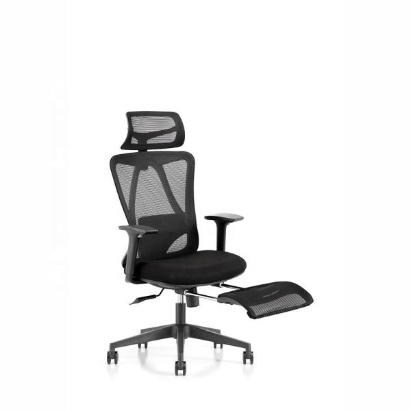 Quality W710D700H1120-1280MM Stainless Steel Office Recliner Chair with Footrest and for sale