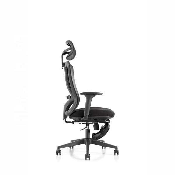 Quality W710D700H1120-1280MM Stainless Steel Office Recliner Chair with Footrest and for sale