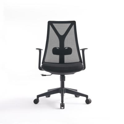 China Metal Type Stainless Steel Office Computer Chair with Lumbar Support and Revolving Design for sale