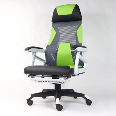 China Customize Fabric Mesh Back Swivel Office Furniture in Orange for Conference Room for sale