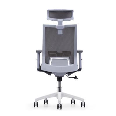 Cina M890A Sedile da ufficio a maglia regolabile in grigio 2D braccialetto ergonomico Sedile da ufficio di lusso in vendita