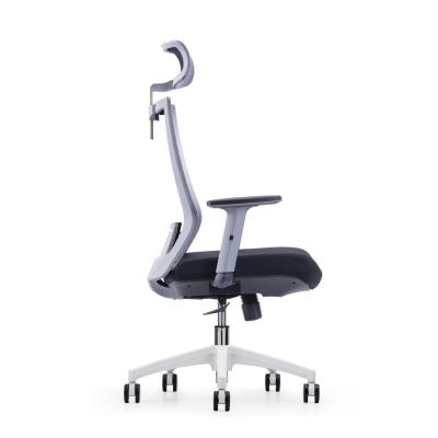 Cina M890A Sedile da ufficio a maglia regolabile in grigio 2D braccialetto ergonomico Sedile da ufficio di lusso in vendita