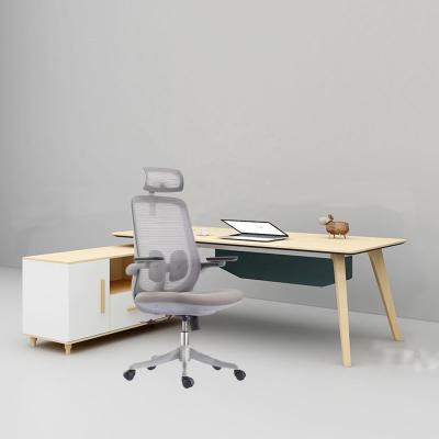 Cina Acciaio inossidabile Y-SEATER HY3616 schiena Grigia maglia ufficio Executive Chair per il capo ufficio in vendita