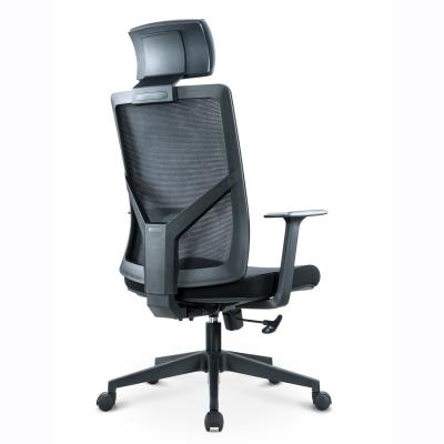 Cina Sedia di ufficio girevole ergonomica con regolazione in altezza e base in acciaio inossidabile in vendita