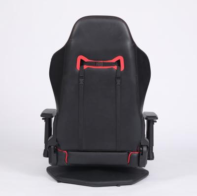 China HCYZ Gray PVC Leather Computer Gaming Chair with Rotating Design Affordable and Durable for sale