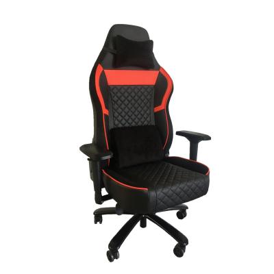 China Affordable Gaming Chair Ergonomic Leather Swivel Recliner Racer Sport Furniture Black zu verkaufen