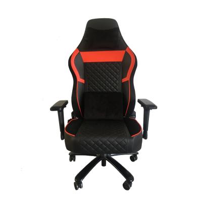 China Affordable Gaming Chair Ergonomic Leather Swivel Recliner Racer Sport Furniture Black for sale