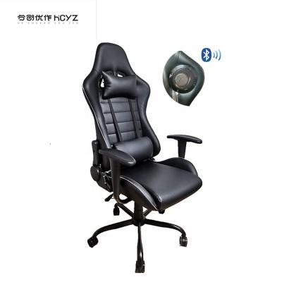 China Comfortable Ergonomic PU Leather Gaming Chair with Massage Function and LED Light zu verkaufen