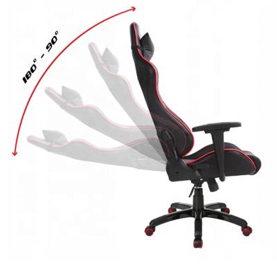 Cina Comfortable Ergonomic PU Leather Gaming Chair with Massage Function and LED Light in vendita