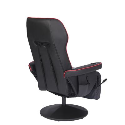 Cina ODM OEM Executive Chair Racing Style Leather Gaming Chair with Cup Holder and Footrest in vendita