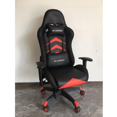 Cina Industrial Style HCYZ RGB LED Light Computer Chair Executive Gaming Chair with PU Leather in vendita