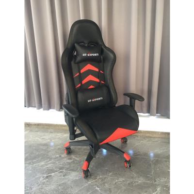 Cina Industrial Style HCYZ RGB LED Light Computer Chair Executive Gaming Chair with PU Leather in vendita