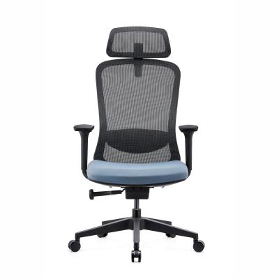 China Commercial Furniture 3D Adjustable Executive Ergonomic Chair with Stainless Steel Frame zu verkaufen