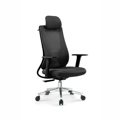 China Adjustable Headrest Ergonomic Office Chair with Stainless Steel Backrest and Free Shipping zu verkaufen