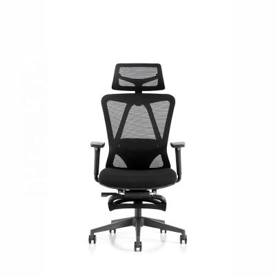 China Free Sample High Back Ergonomic 57 Height Adjustable Armrest Mesh Office Chair With Headrest and Footrest FOSHAN Shipping for sale