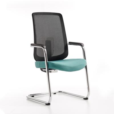 China Office Furniture Mid Back Staff Office Chairs(new) Mesh Conference Room Chair Metal Foot Cadeira De Reuniao`free Sample Shipping for sale