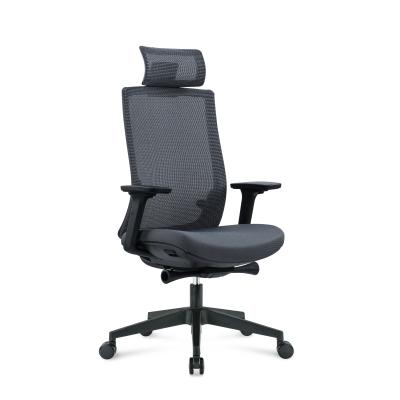 China FOSHAN Supplier Comfortable Office Chair Rotation Luxury Modern Rocking Mesh Fabric 4D Armrest Adjustable Ergonomic Office Chair for sale