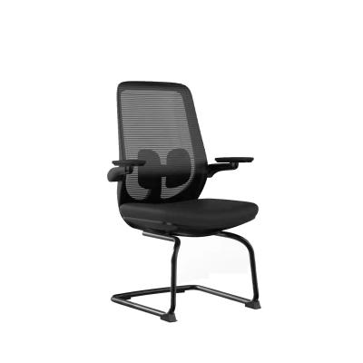 China Mid Back Mesh Executive Office Chair 2D Arm Stainless Steel Metal Type for sale