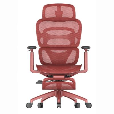 China Ergonomic Office Chair Full Mesh Fabric Recliner With 4D Adjustable Headrest and Swivel Feature Luxury Modern Office Sleep Chair for sale