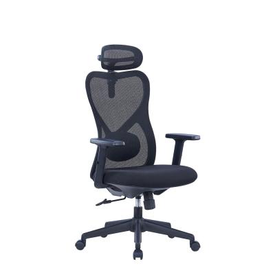 China Luxury Comfortable Swivel Office Chair Modern Ergonomic Mesh Executive Desk Chair 2D Adjustable Headrest Revolving Chair Home for sale