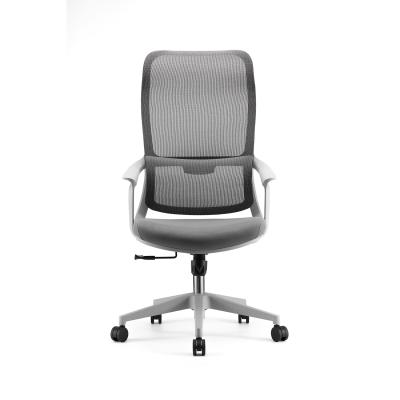 China Adjustable Height Computer Desk Chair with Ergonomic Design Swivel Base and Durable PP Materials for Office Comfort for sale