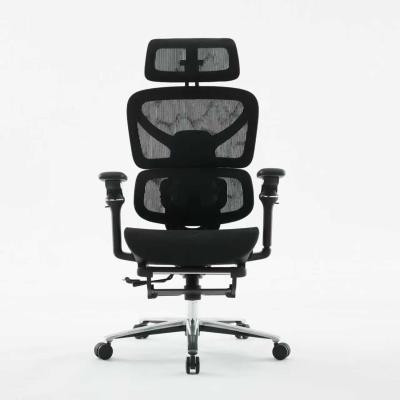China Ergonomic Mesh Computer Chair Office Executive Chair With Footrest Lunch Time Sleeping Featuring Adjustable Massage Function Lumbar Support Breathable Full Mesh Back& Seat Cushion and Durable Frame for sale