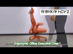 red mesh fabric ergonomic office executive chair special armrest design offering comfortable seat