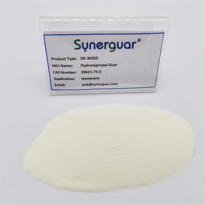 Cina La gomma guar idrossipropilica di schiumatura stabile spolverizza l'alta trasparenza 39421-75-5 per Homecare in vendita