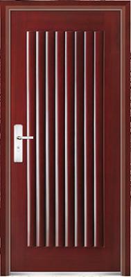 China steel wood security armored door for sale