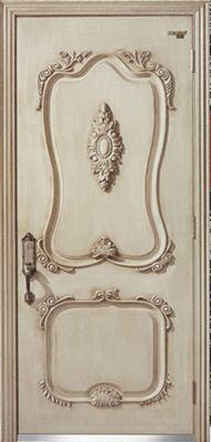 China steel wood security armored door for sale