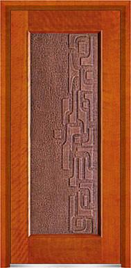 China steel wood security armored door for sale