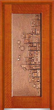 China steel wood security armored door for sale