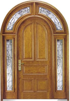 China steel wood security armored door for sale