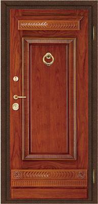 China Italy steel wood security armored door for sale