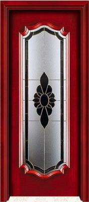 China Solid Wood Intrior Door with Glass for sale
