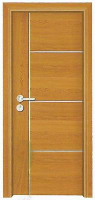 China AB-GMA04 alluminum strip decorative PVC MDF door for sale