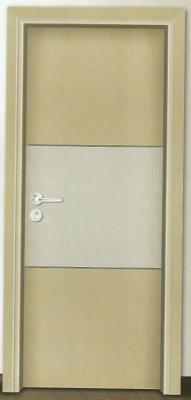 China AB-GMA07 alluminum strip decorative PVC MDF door for sale