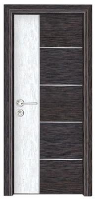 China AB-GMA08 alluminum strip decorative PVC MDF door for sale
