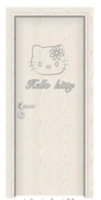 China AB-GM8091 children cartoon PVC-MDF interior room door for sale