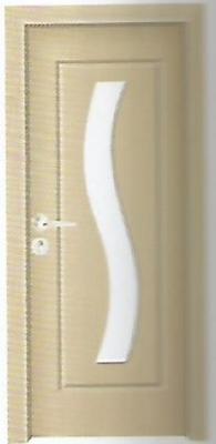 China AB-GM6001 PVC-MDF glass door for sale