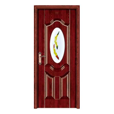 China ABNM-ADL807-1 steel wood interior door for sale