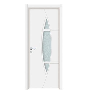 China AB-ADL521 glass wooden interior door for sale