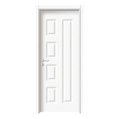 China AB-ADL5229 pure white wooden interior door for sale