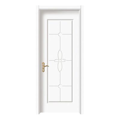 China AB-ADL209 pure white wooden interior door for sale