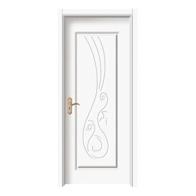 China AB-ADL271 pure white double leaf wooden door for sale