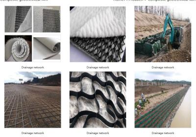 Cina Rete di drenaggio Geonet in polietilene HDPE di densità La soluzione perfetta per i canali di scarico intasati in vendita